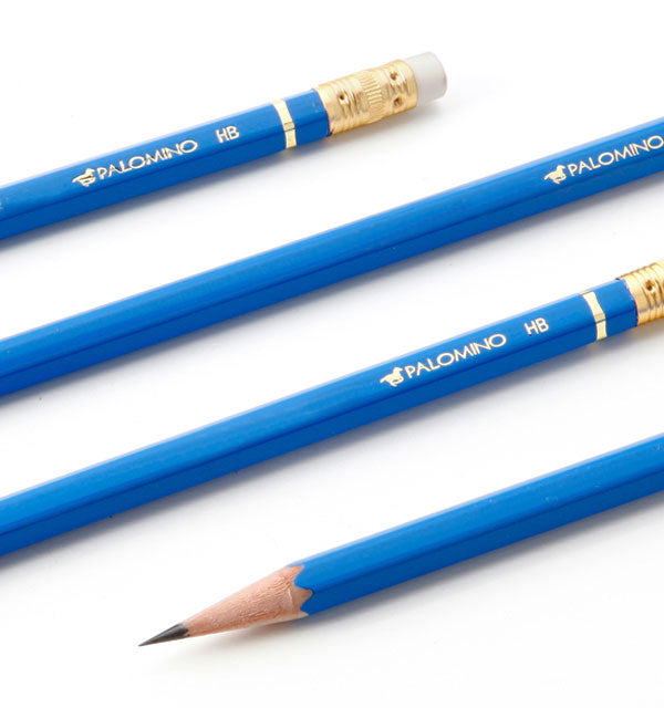 Palomino Blue Eraser-Tipped HB Pencils (12 Count) | Pencils.com